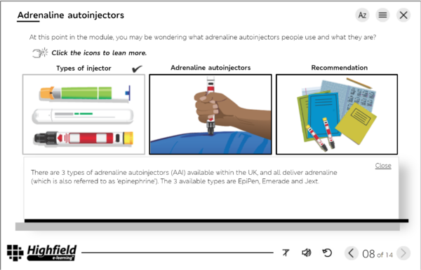 Anaphylaxis and Autoinjectors - Highfield Online Training