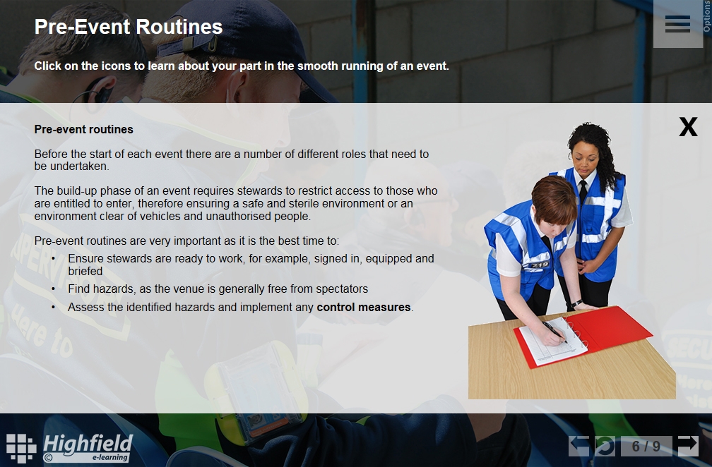 Understanding Stewarding at Spectator Events - Highfield Online Training